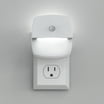 GE Motion-Boost LED Night Light, White, Plug-in, Motion Activated ...