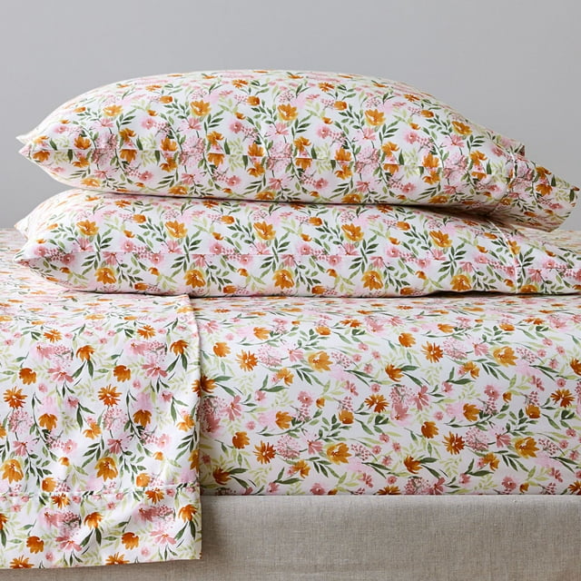 Better Homes & Gardens 3-Piece 300 Thread Count Bashful Blooms Warm 100 ...