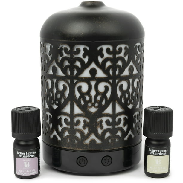 Better Homes & Gardens 3 Piece Cool Mist Ultrasonic Aroma Diffuser Set ...