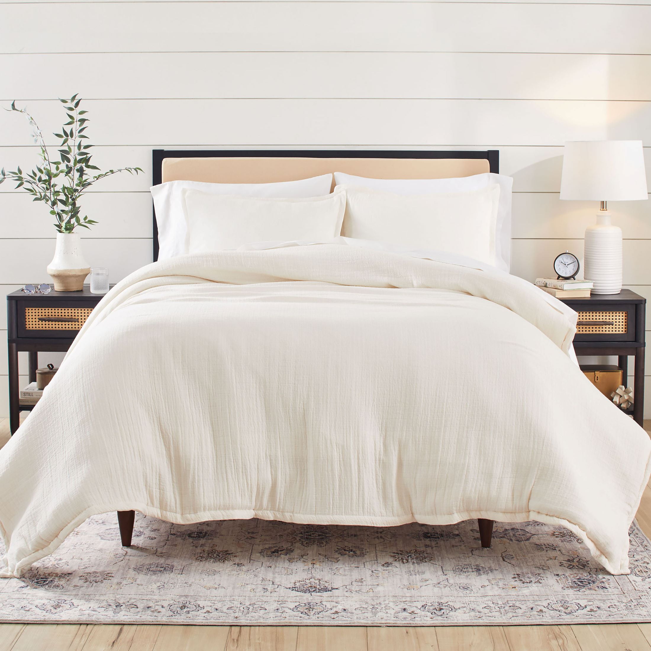 Better Homes & Gardens 3-Piece Cream/off-White Gauze Comforter Set ...