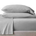 Better Homes & Gardens Twin Jersey Sheet Set, Soft Silver, 60% Cotton ...