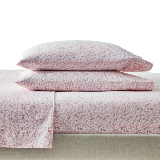 Better Homes & Gardens 300 Thread Count Cool & Crisp 4-Piece Old Rose ...