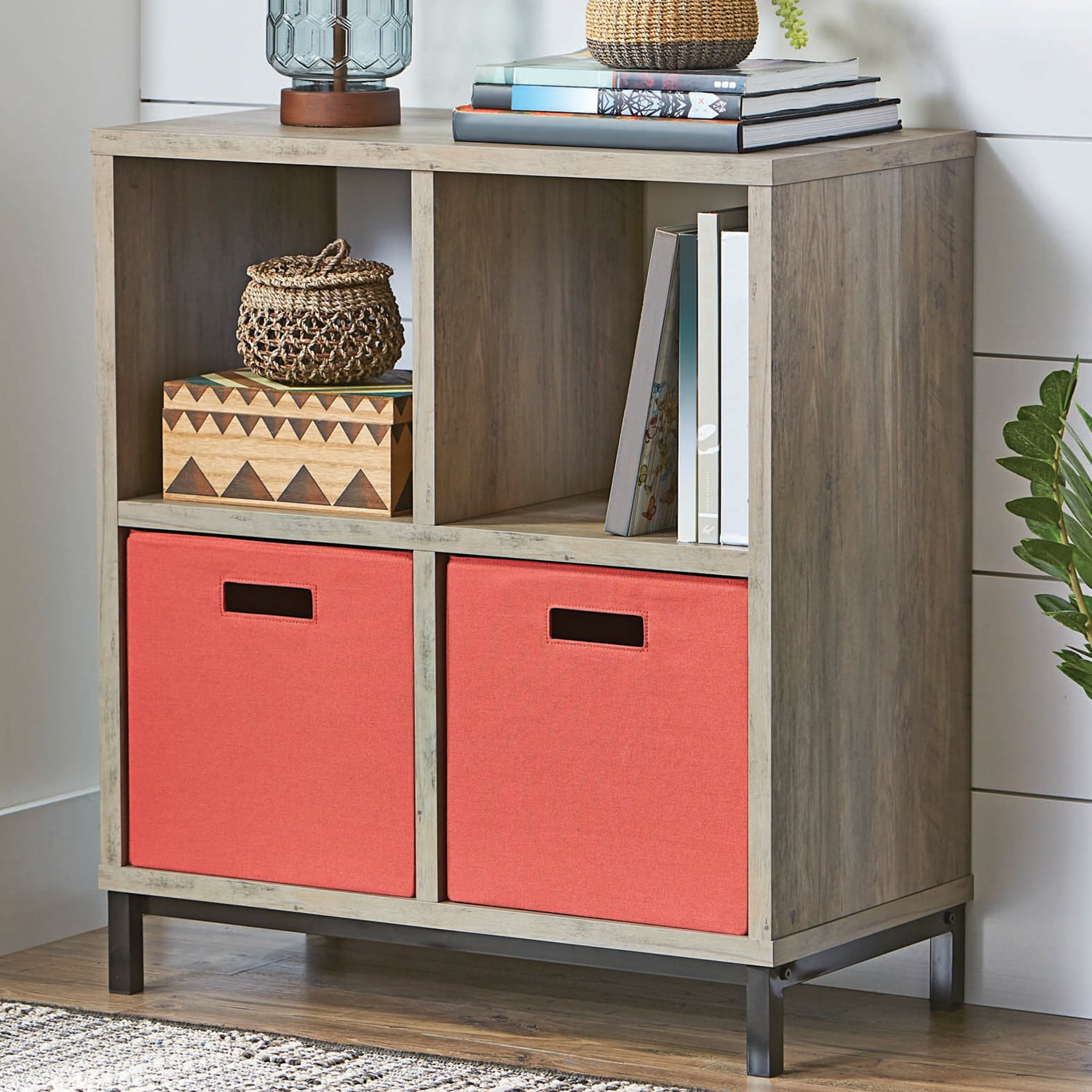 Better Homes & Gardens 4-Cube Organizer with Metal Base Better Homes & Gardens 4-Cube Organizer with Metal Base