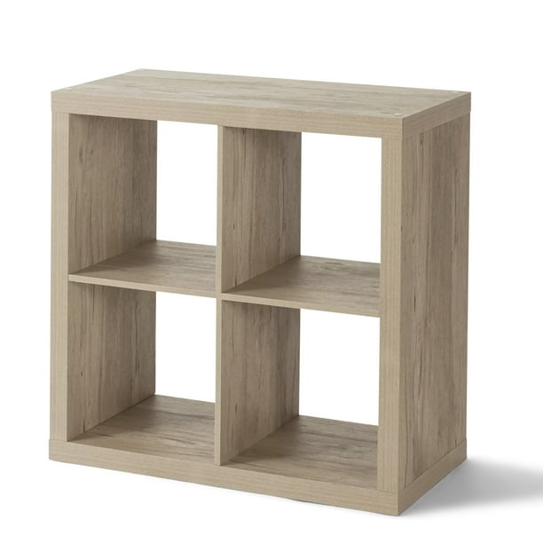 Better Homes & Gardens 4-Cube Storage Organizer, Natural - Walmart.com