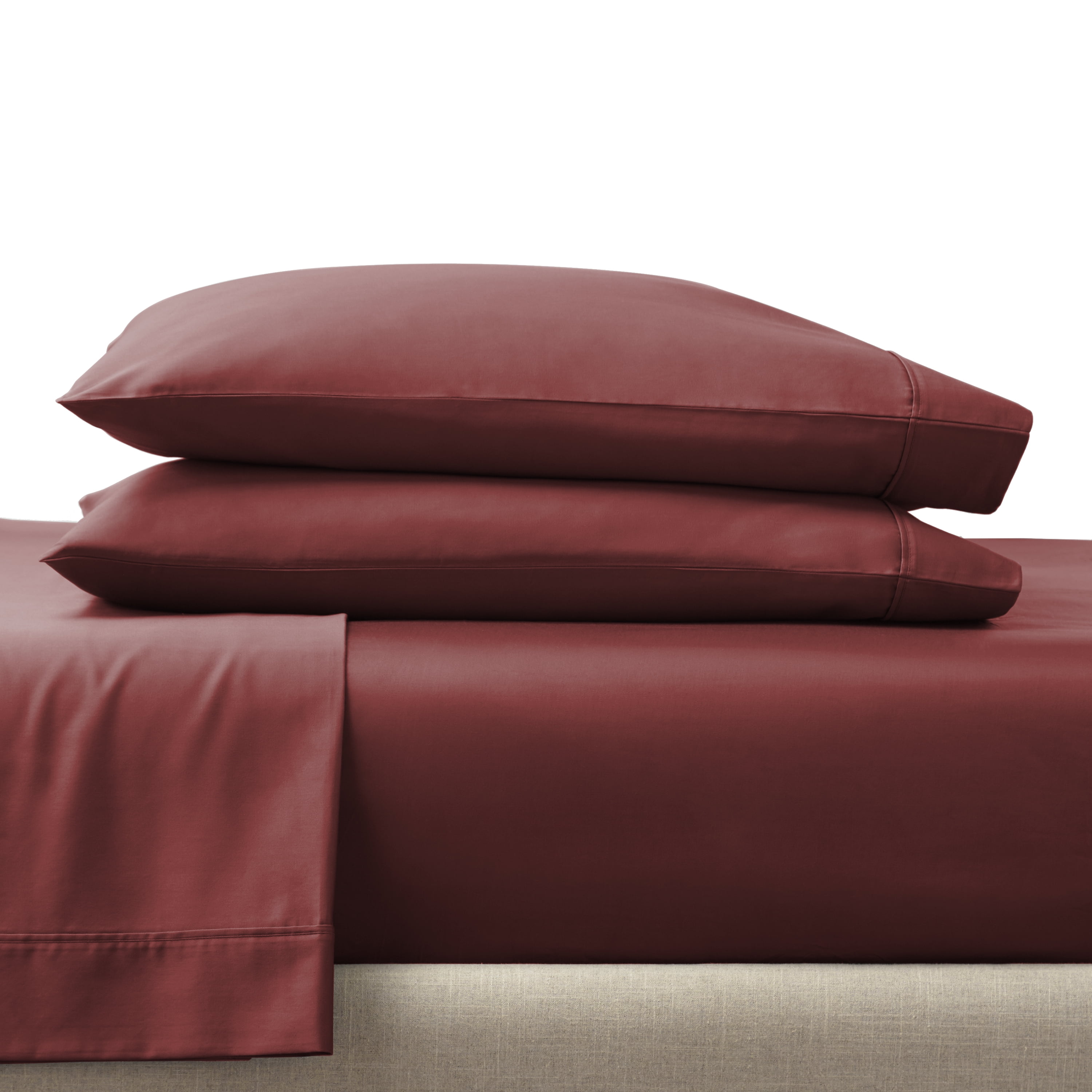 Better Homes & Gardens 4-Piece 300 Thread Count Deep Redwood Cotton ...