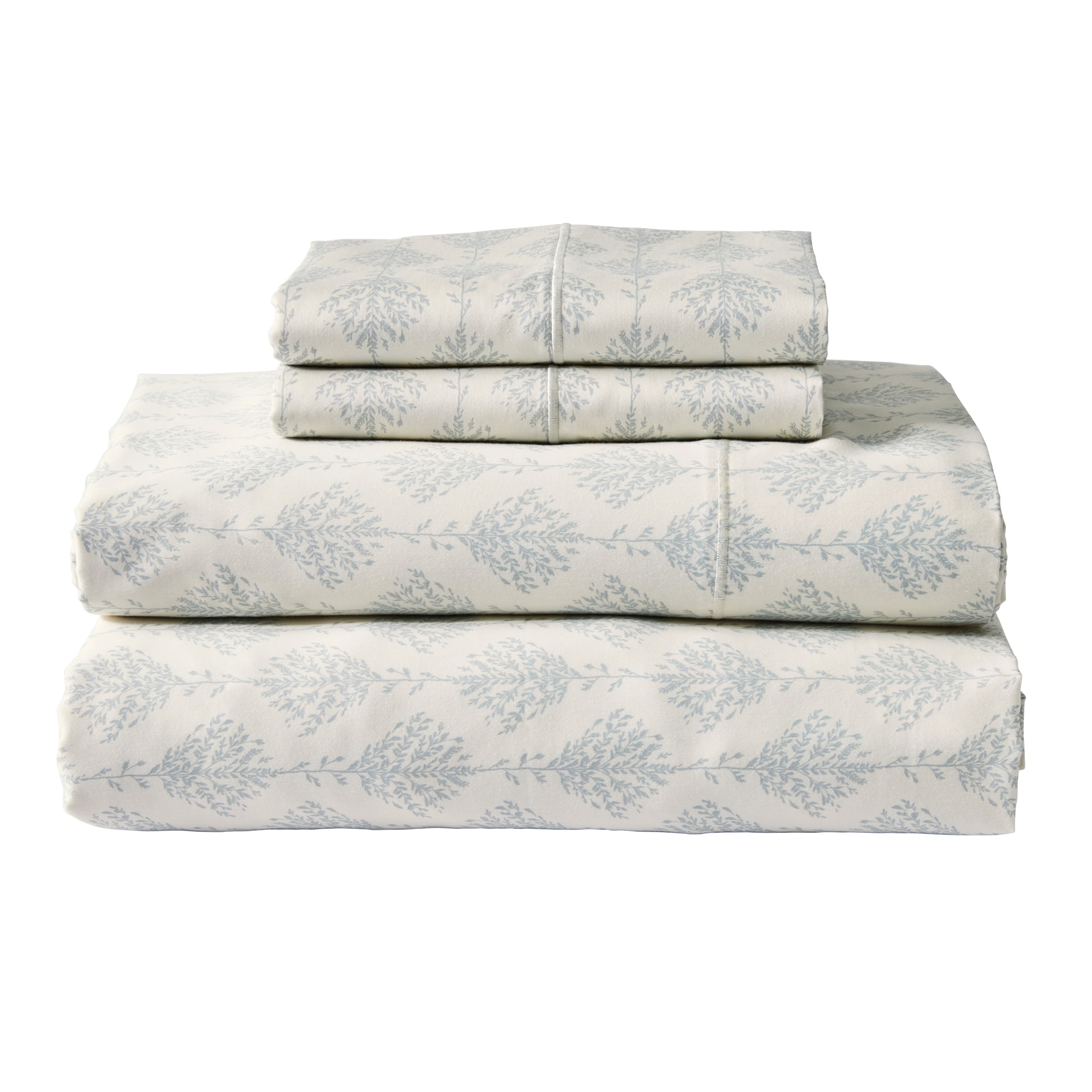 Better Homes & Gardens 4-Piece 400 Thread Count Botanical Stripe Soft ...