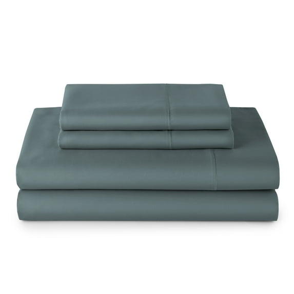 Better Homes & Gardens 4-Piece 100% Cotton 400 Thread Count Nimbus Blue ...