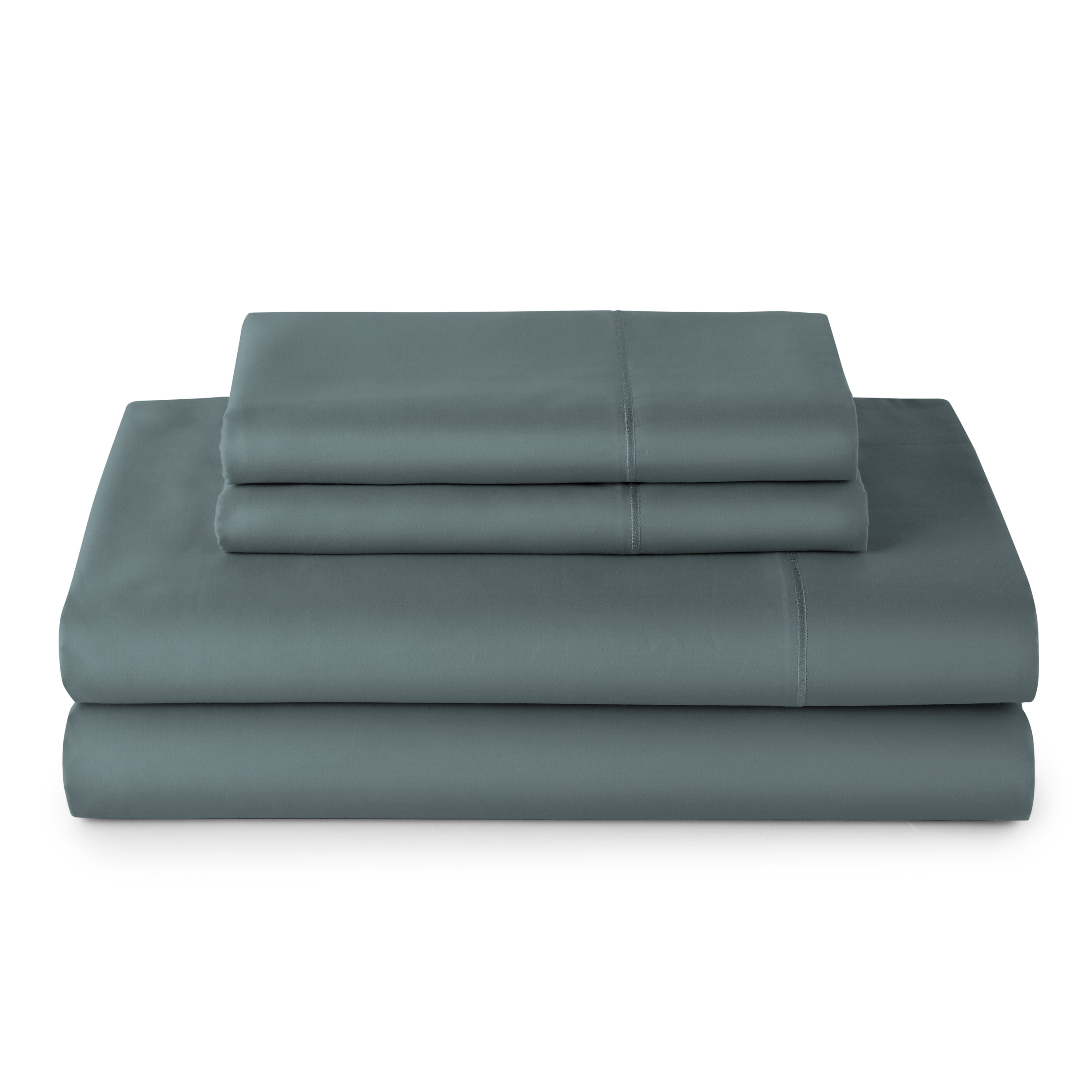 Better Homes & Gardens 400TC Performance Queen Sheet Set, Nimbus Blue ...