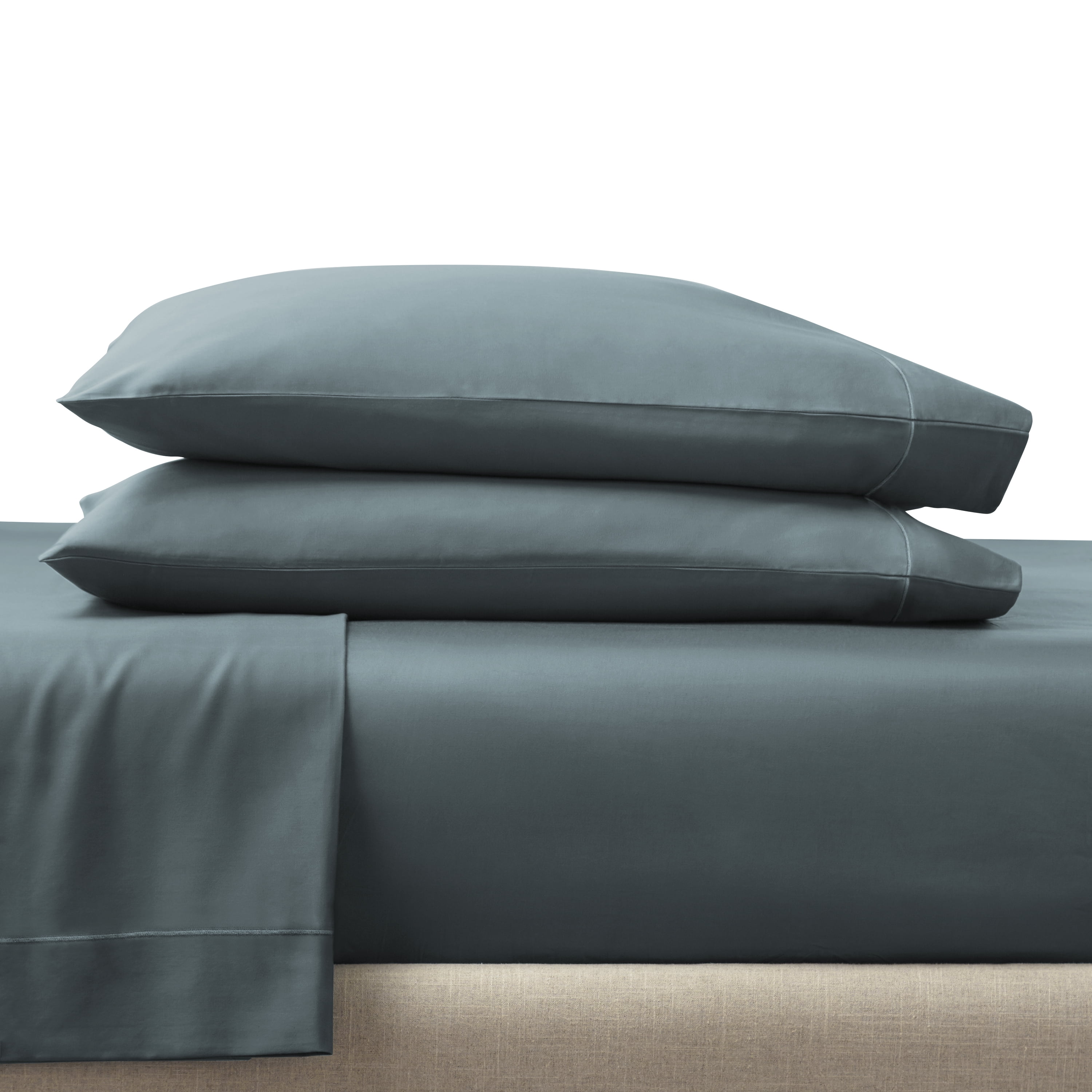 Better Homes & Gardens 4-Piece 400 Thread Count Nimbus Blue Performance ...