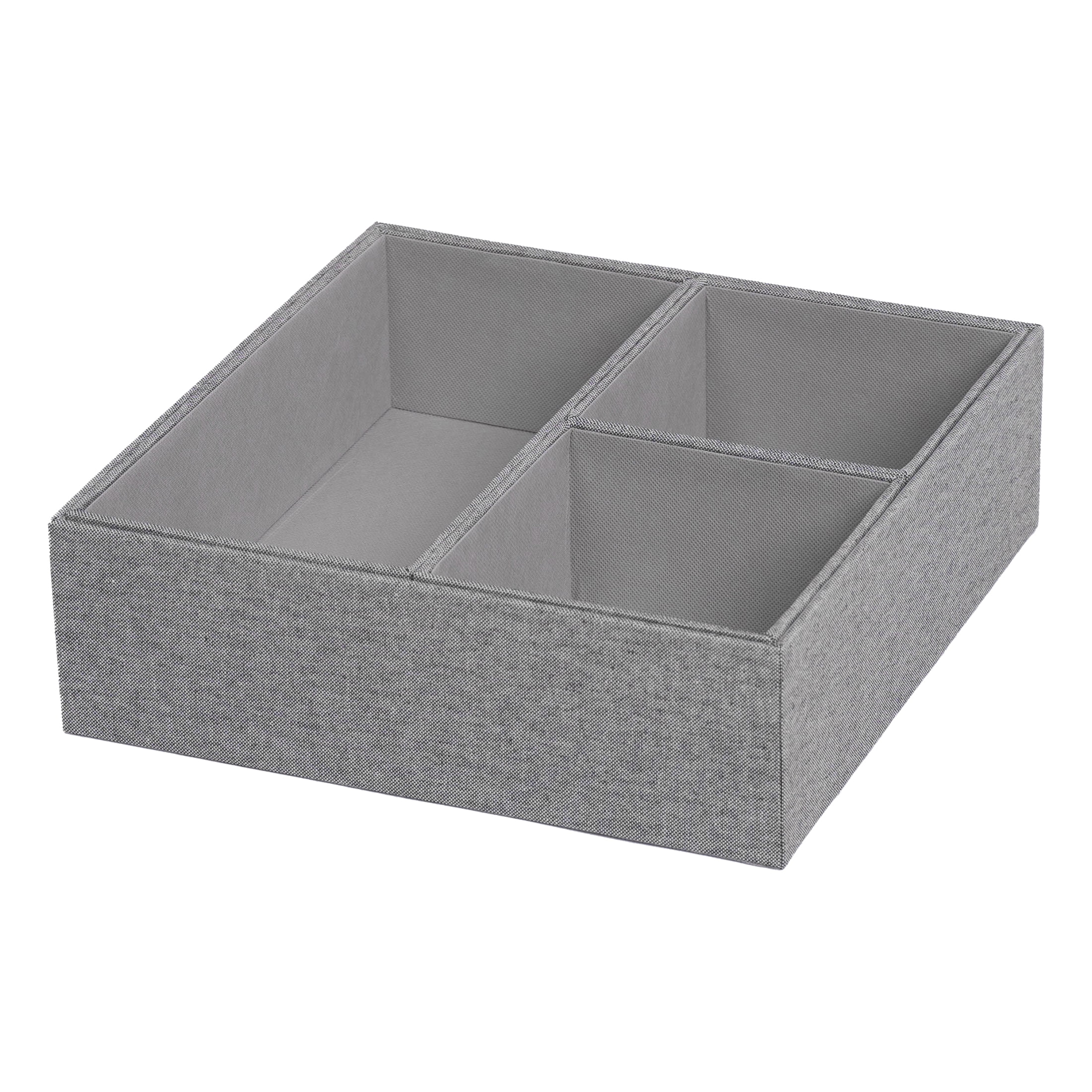 Better Homes & Gardens 4-Piece Hard-Sided Drawer Adult Organizer, Gray ...