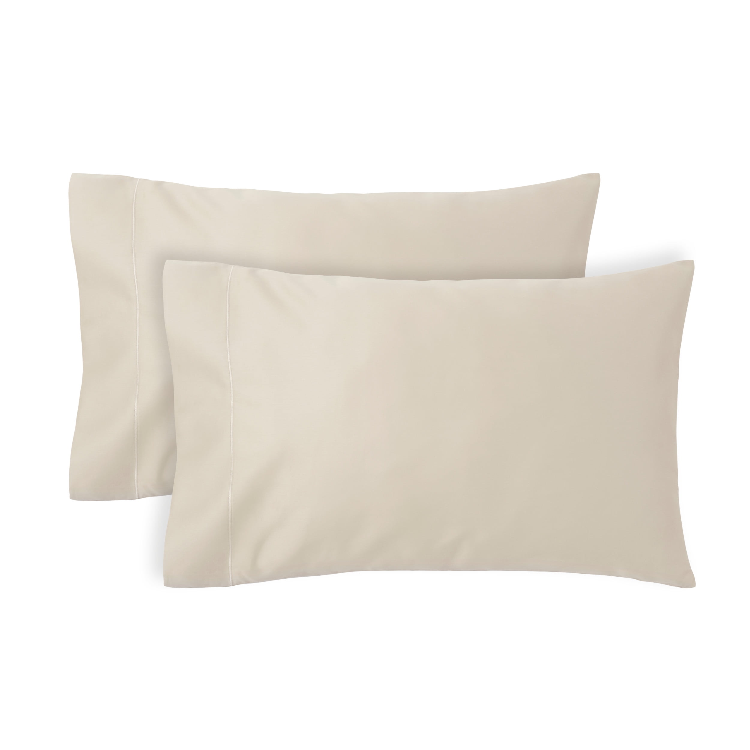 Better Homes & Gardens King Cotton Pillowcases, Beige, 400 TC ...