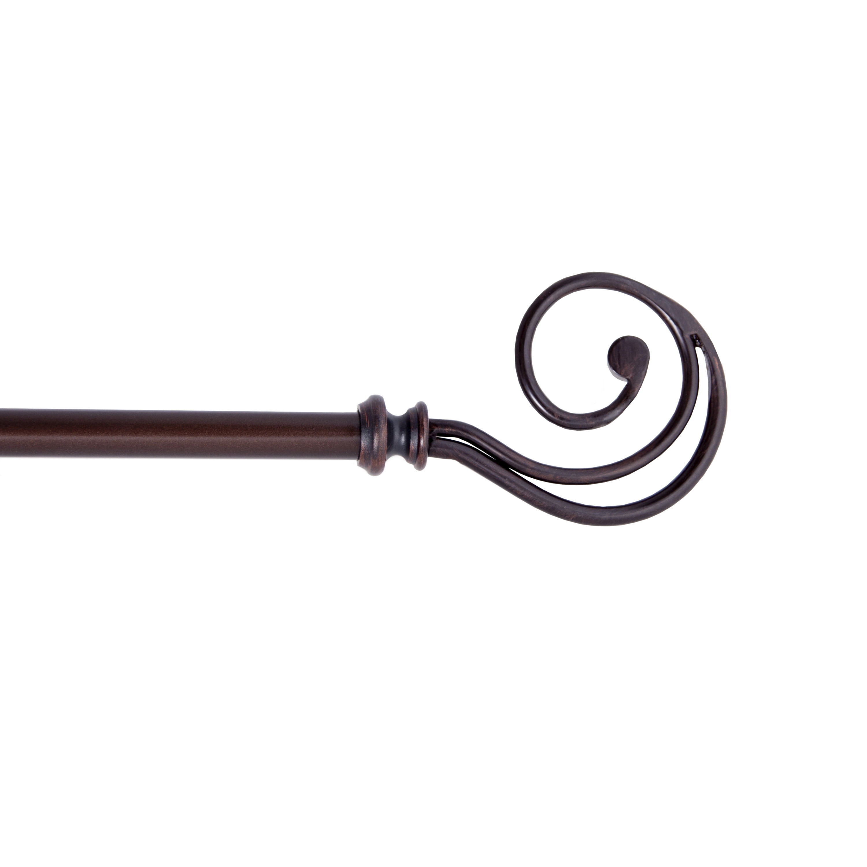 Better Homes & Gardens 48-84 in. Scroll Curtain Rod Set, 5/8 in ...