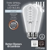 Better Homes & Gardens 4W (40W Equivalent) Soft White Dimmable ST19 ...