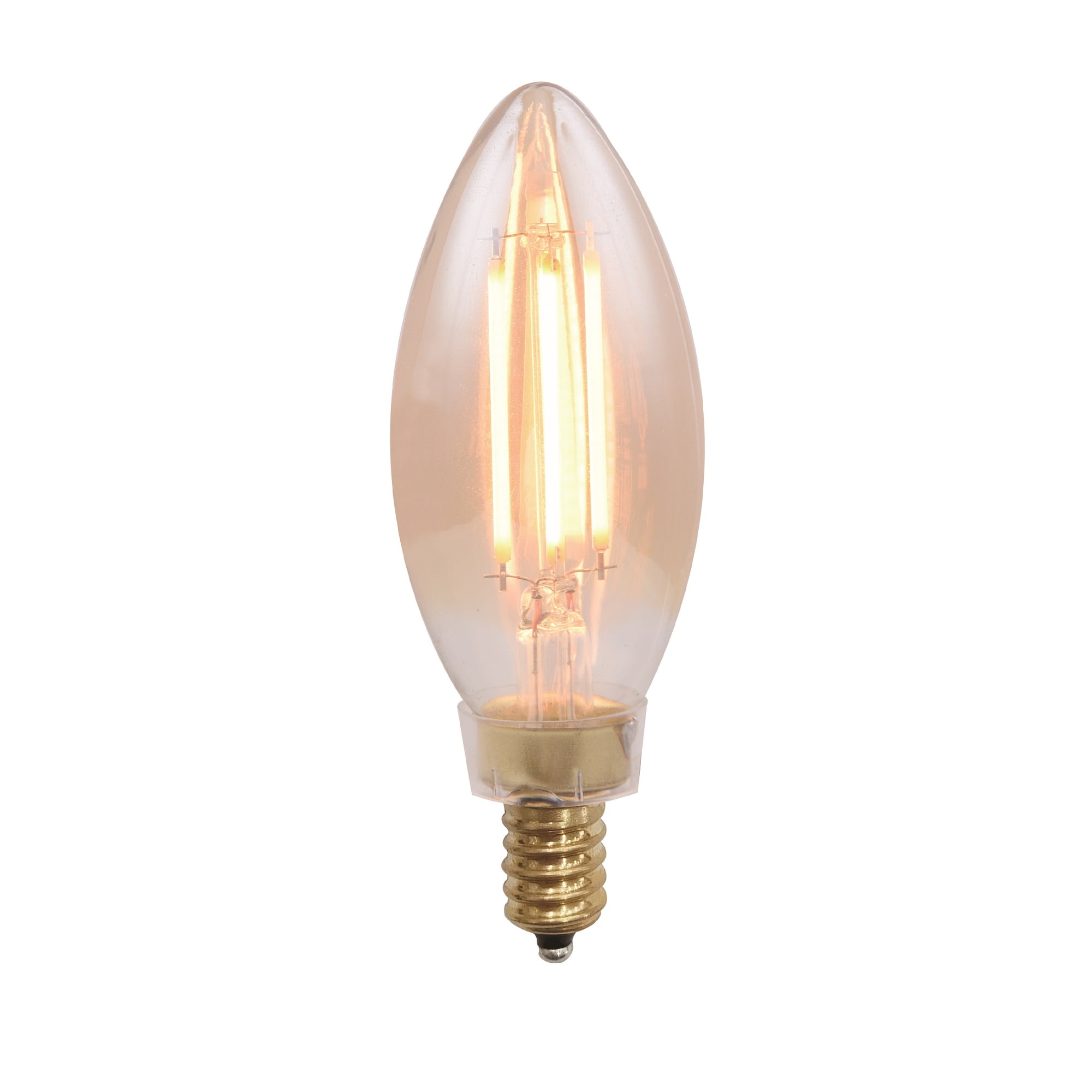Better Homes&Gardens 5.5W LED Vintage Light Bulb, 60W Equiv Amber Glass ...