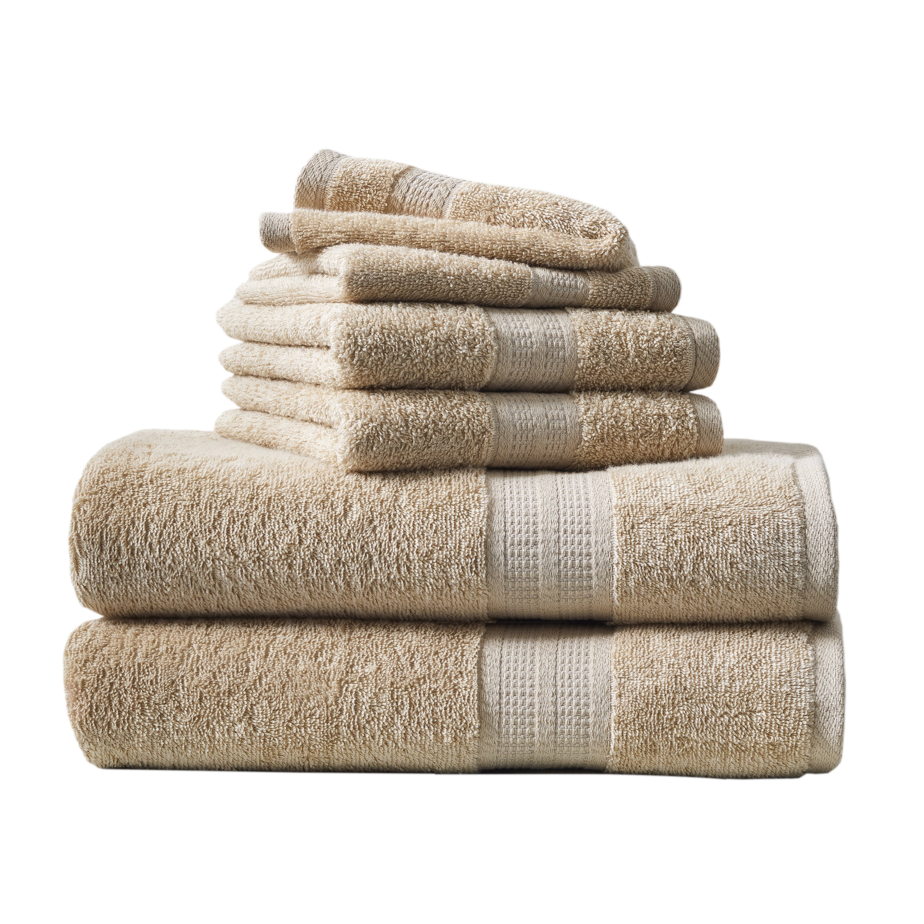 Better Homes & Gardens 6-Piece Bath Set, Solid Tan - Walmart.com