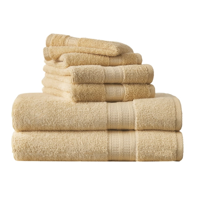 Better Homes & Gardens 6-Piece Bath Set, Solid Yellow - Walmart.com