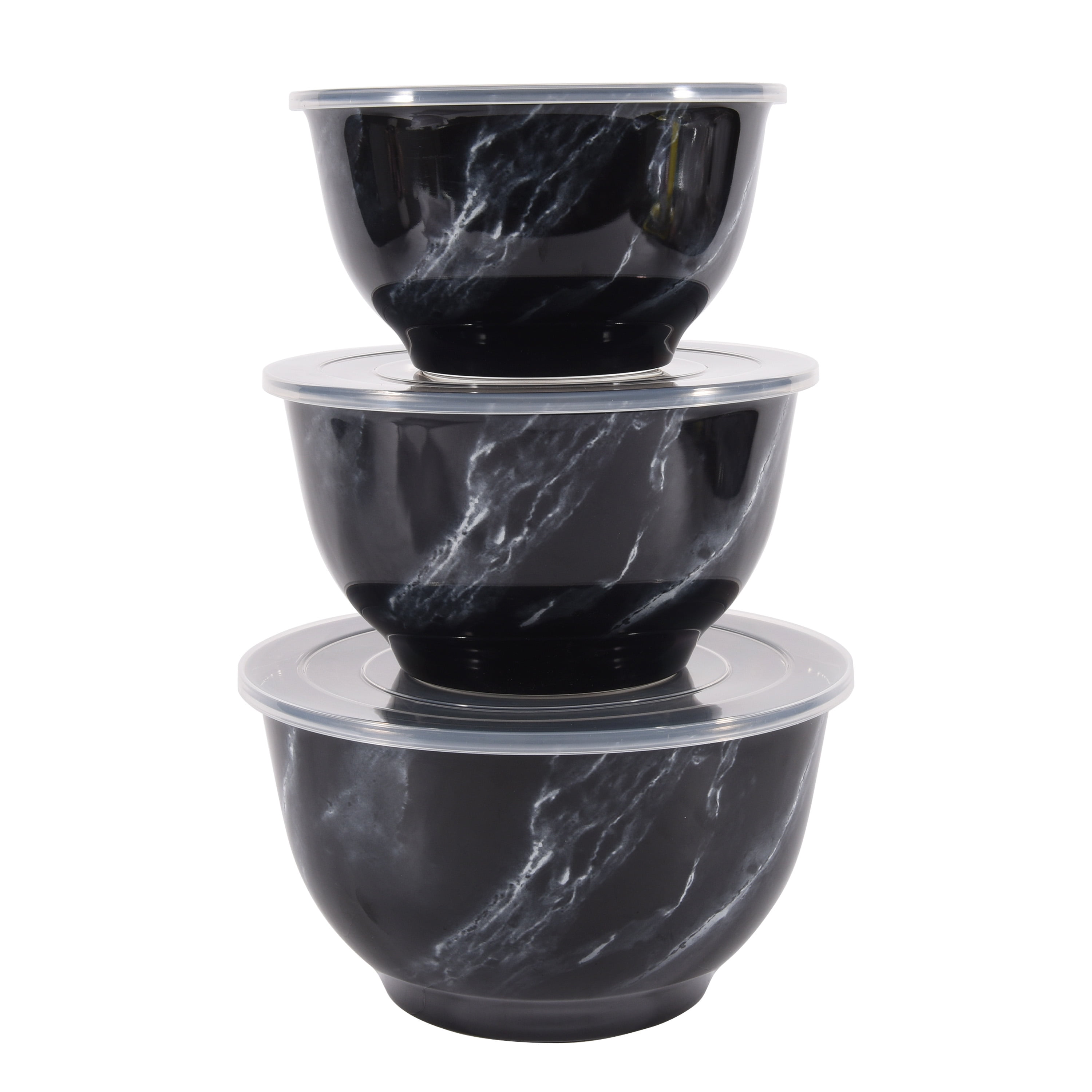 Better Homes & Gardens 6-Piece Melamine Serving Bowl Set With Lids ...