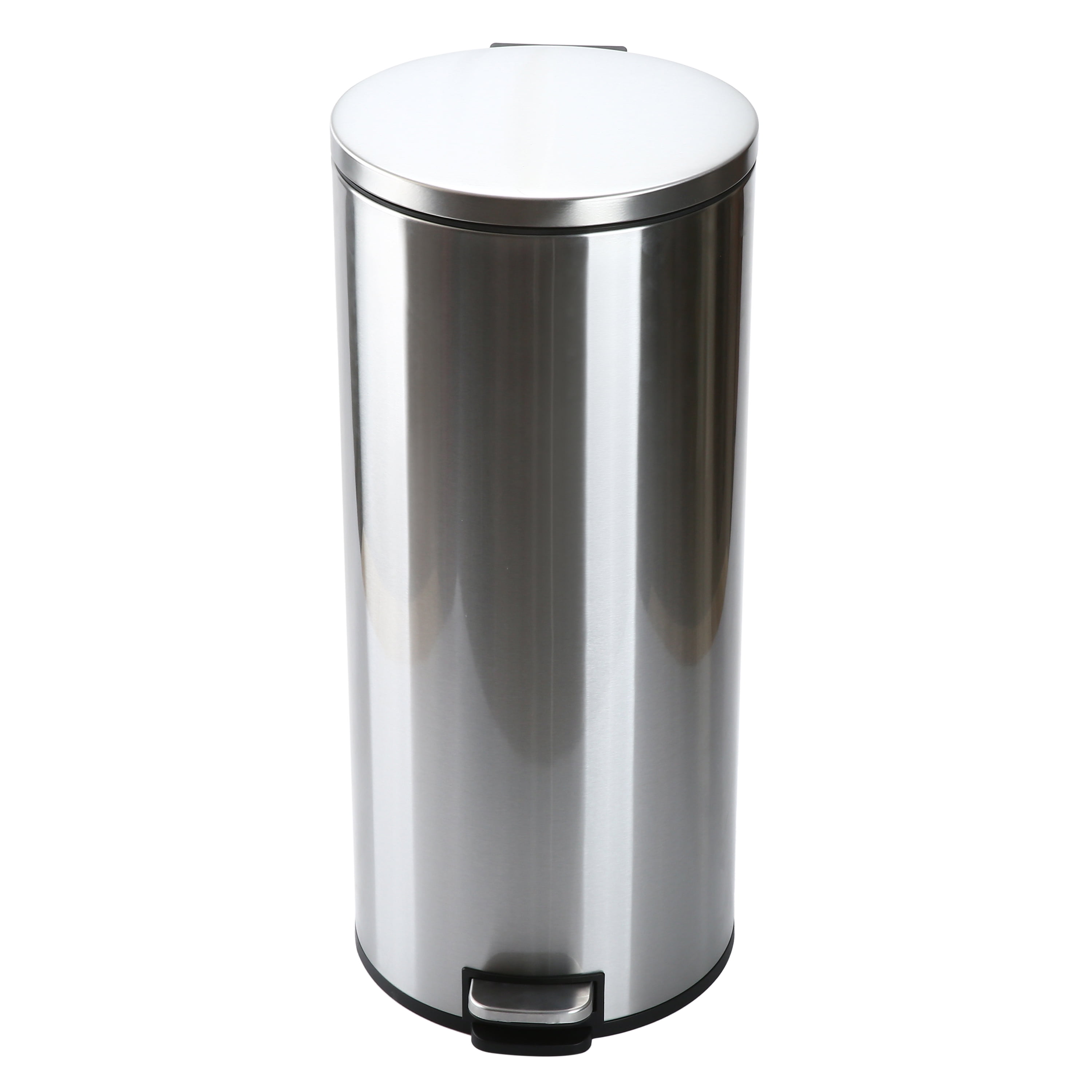 Better Homes & Gardens 7.9 Gallon Round Kitchen Step Trash Can ...