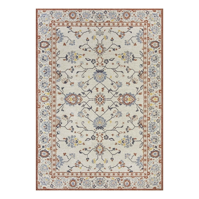 Better Homes & Gardens 7’ x 10’ Arabella Persian Outdoor Rug - Walmart.com