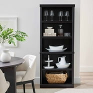 Better Homes & Gardens Juliet Narrow Arch Bookcase, Rich Black and ...