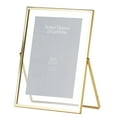 Better Homes & Gardens Gold Metal and Glass Float Frame 7x9 to 5x7 ...