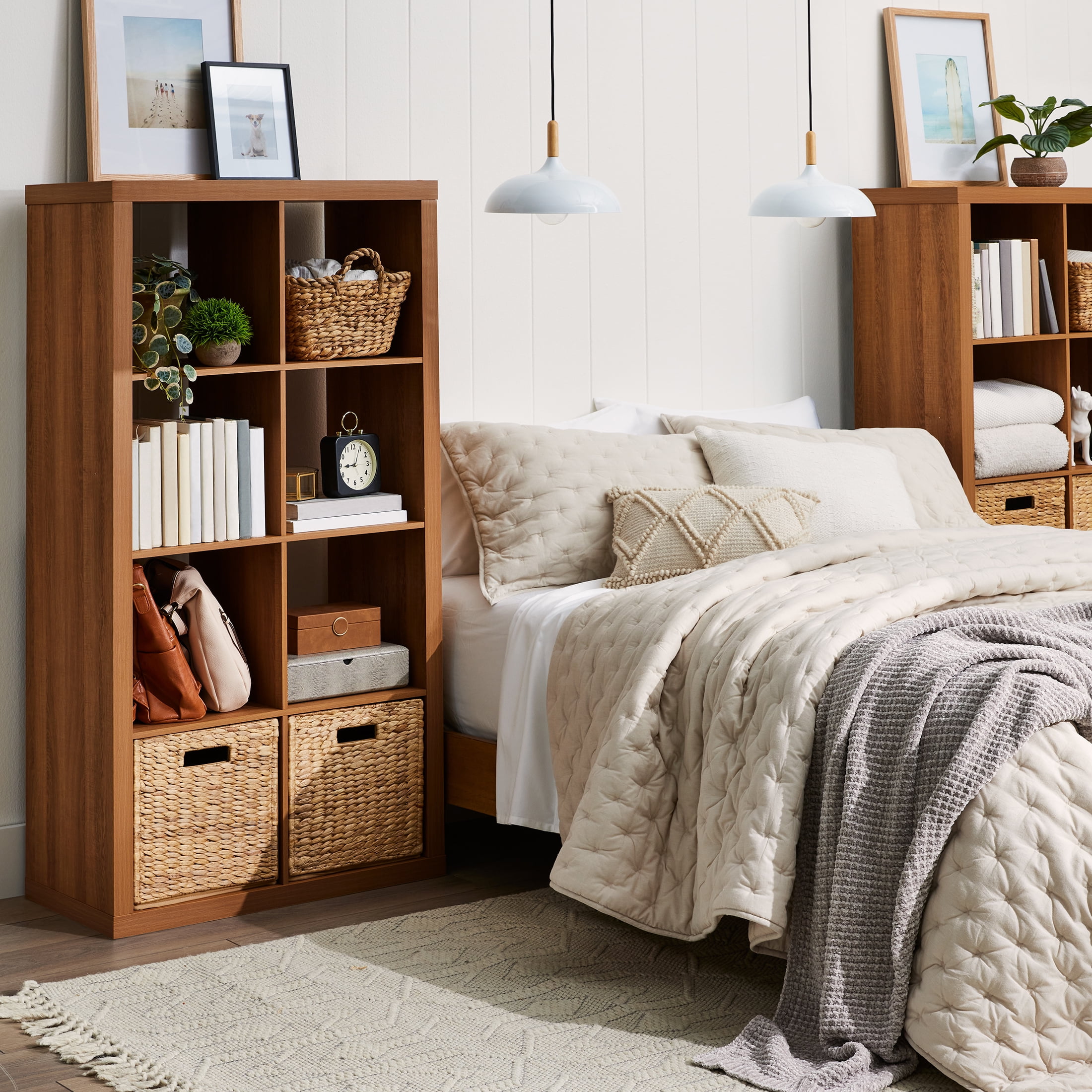 Better Homes & Gardens 8-Cube Storage Organizer, Acorn - Walmart.com