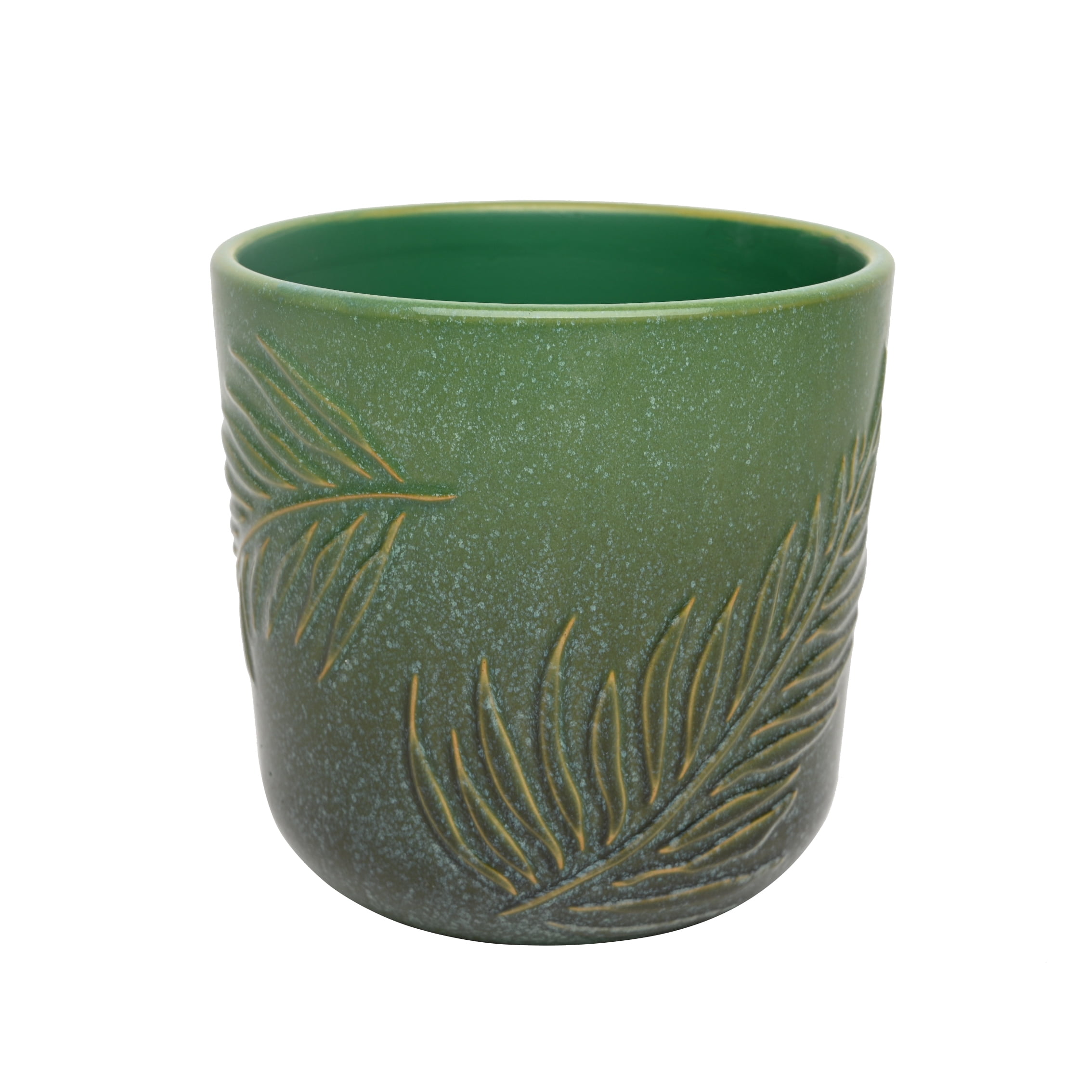 Better Homes & Gardens 8 inch Ceramic Botanical Planter Indoor Outdoor ...