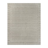 Better Homes & Gardens 8' x 10' Gray Border Tight Geo Pattern Indoor ...