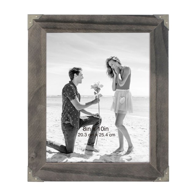 Better Homes & Gardens 8" x 10" Rectangle Wood Tabletop Single Picture ...