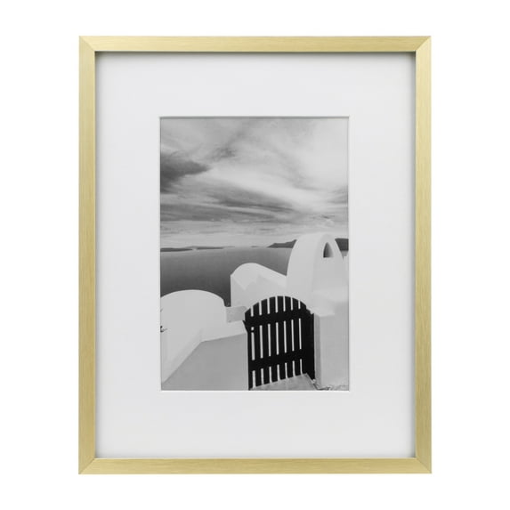 Better Homes & Gardens 8x10 Gold Gallery Picture Frame for 5x7 and 8x10 ...