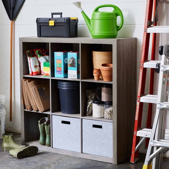 Better Homes & Gardens 9 Cube Storage Organizer, Rustic Gray - Walmart.com