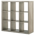 Better Homes & Gardens 9-Cube Storage Organizer, Rustic Gray - Walmart.com