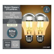 Better Homes & Gardens LED Vintage Light Bulb, ST12 40W Amber Filament ...