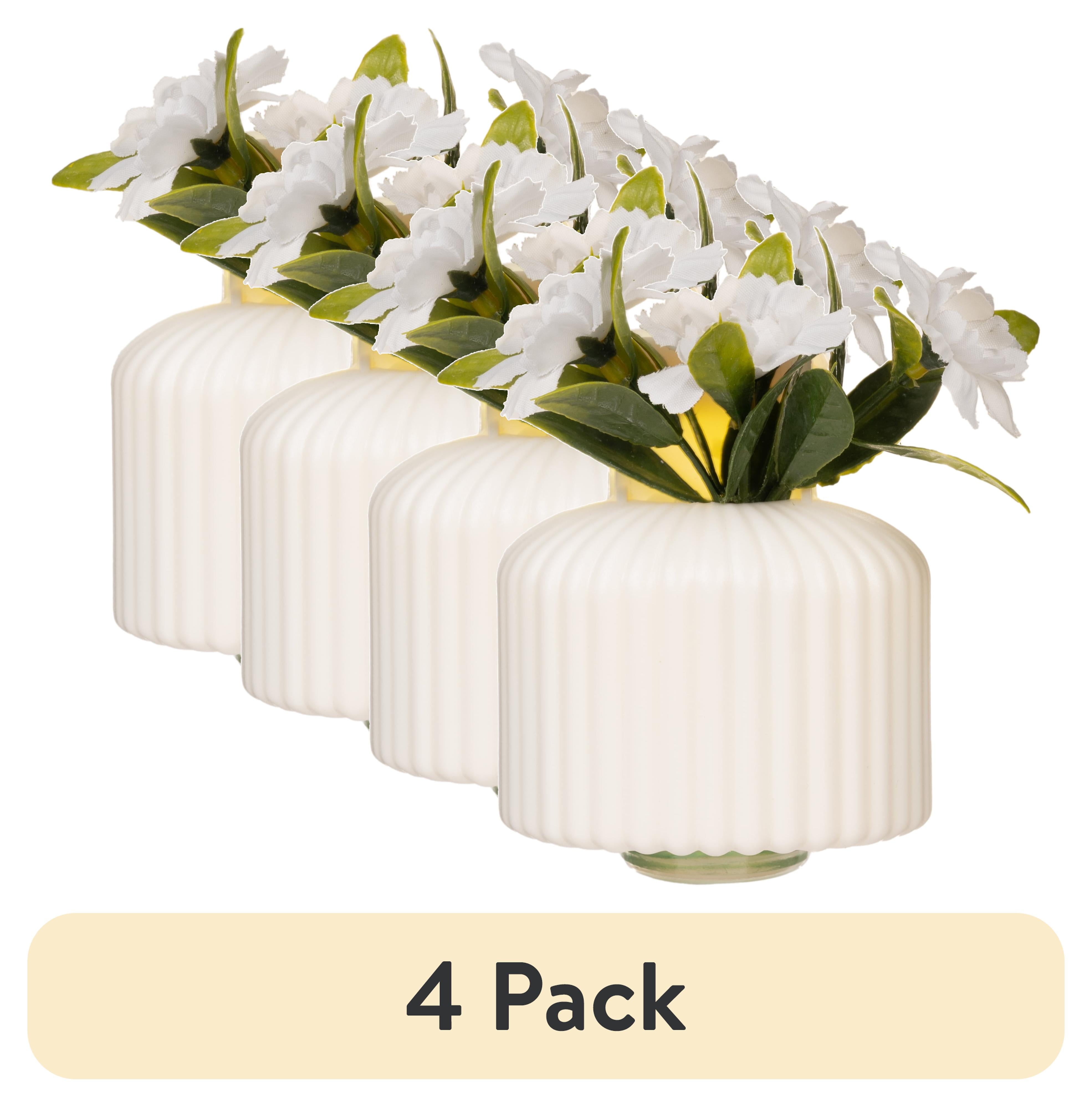 (4 pack) Better Homes & Gardens Aroma Accent Fragrance Plug, Flower Pot ...