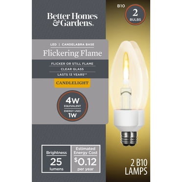 Better Homes & Gardens B10 Vintage LED Light Bulb, 5.5 Watts (60W ...