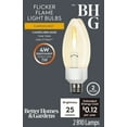 Better Homes & Gardens B10 Decorative LED Flicker Flame Light Bulb, E12 ...