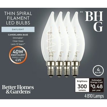 Better Homes & Gardens ST12 LED Vintage Light Bulb, 4.5 Watts (60W ...