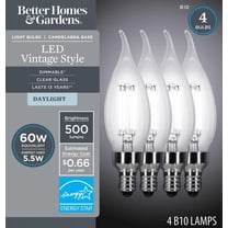 Better Homes & Gardens B10 Vintage LED Light Bulb, 40 watts Soft White ...