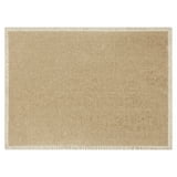 Better Homes & Gardens Beige Fringe Table Place Mat- 14" x 20" - Camel ...