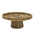Better Homes & Gardens Beige and Black Rattan Cake Stand, 12.20 IN ...