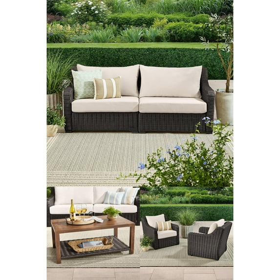 Better Homes & Gardens Bellamy 4 Piece Outdoor Patio Conversation Set ...