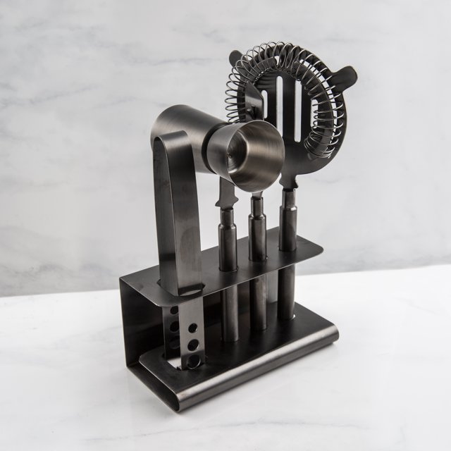 Better Homes & Gardens Black Nickel 5-Piece Bar Tool Set - Walmart.com