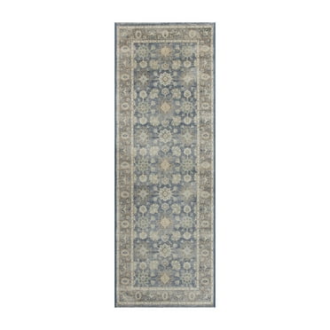 Better Homes & Gardens Floral Jute 2.5' x 7' Runner Rug by Dave & Jenny ...