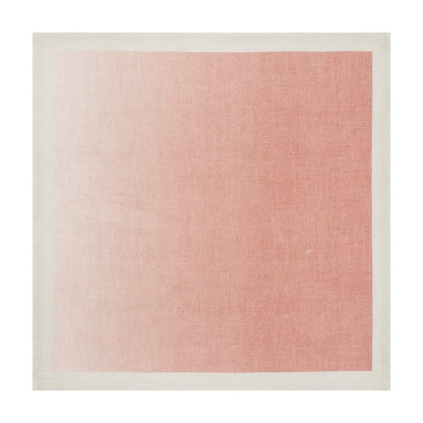 Better Homes & Gardens Blush Ombre 4 Pack 20" x 20" Napkin Set ...