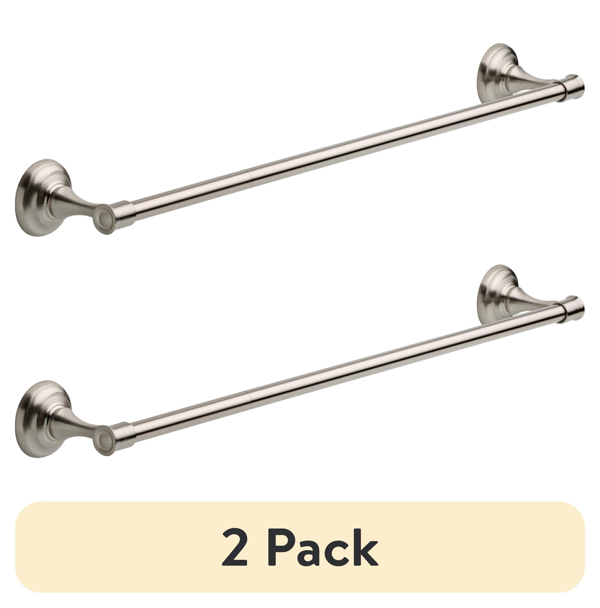 (2 pack) Better Homes & Gardens Cameron 18" Towel Bar with 6" Extender ...
