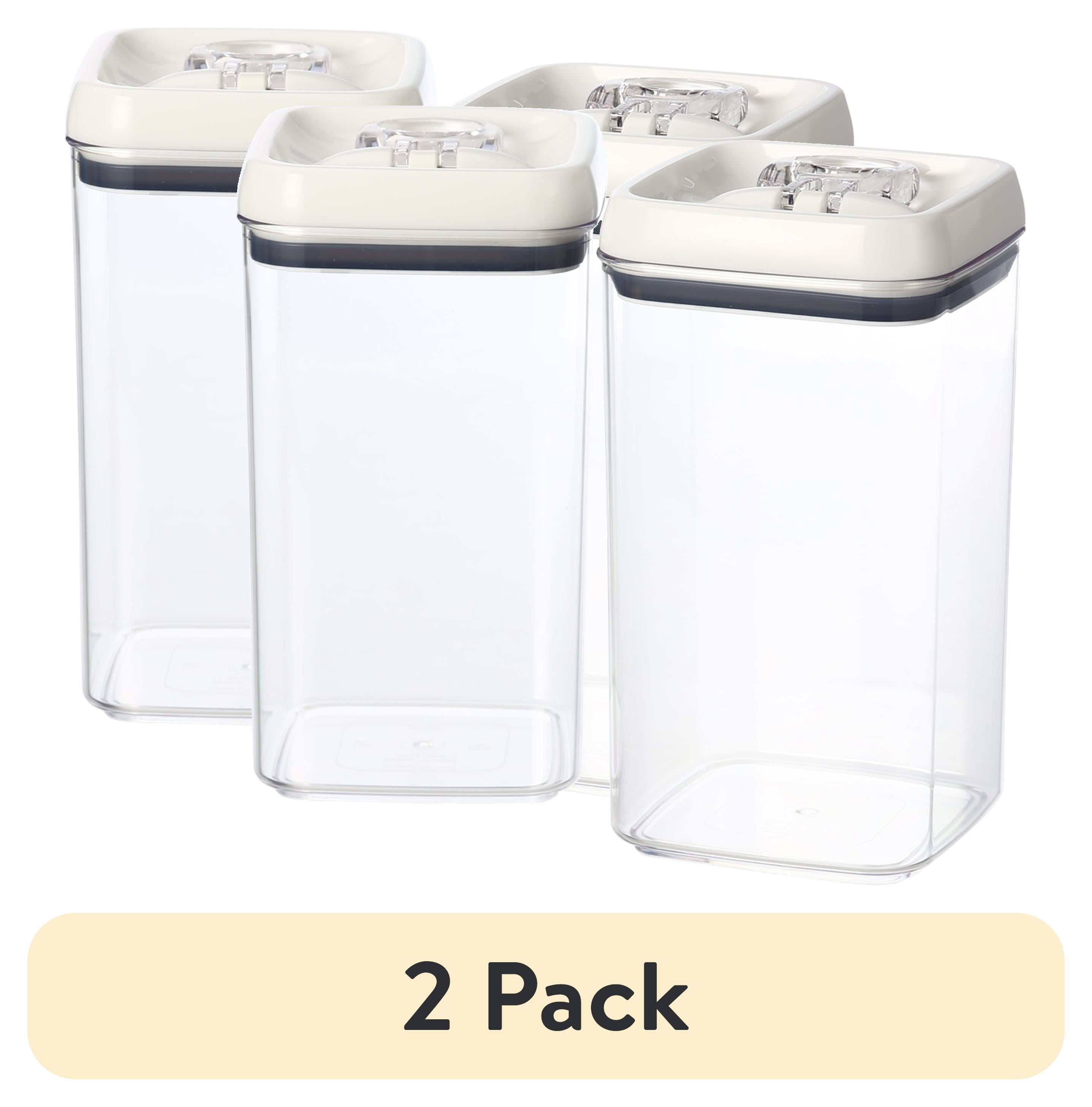 (2 pack) Better Homes & Gardens Canister Pack of 2 - Flip-Tite® 9.9 Cup ...
