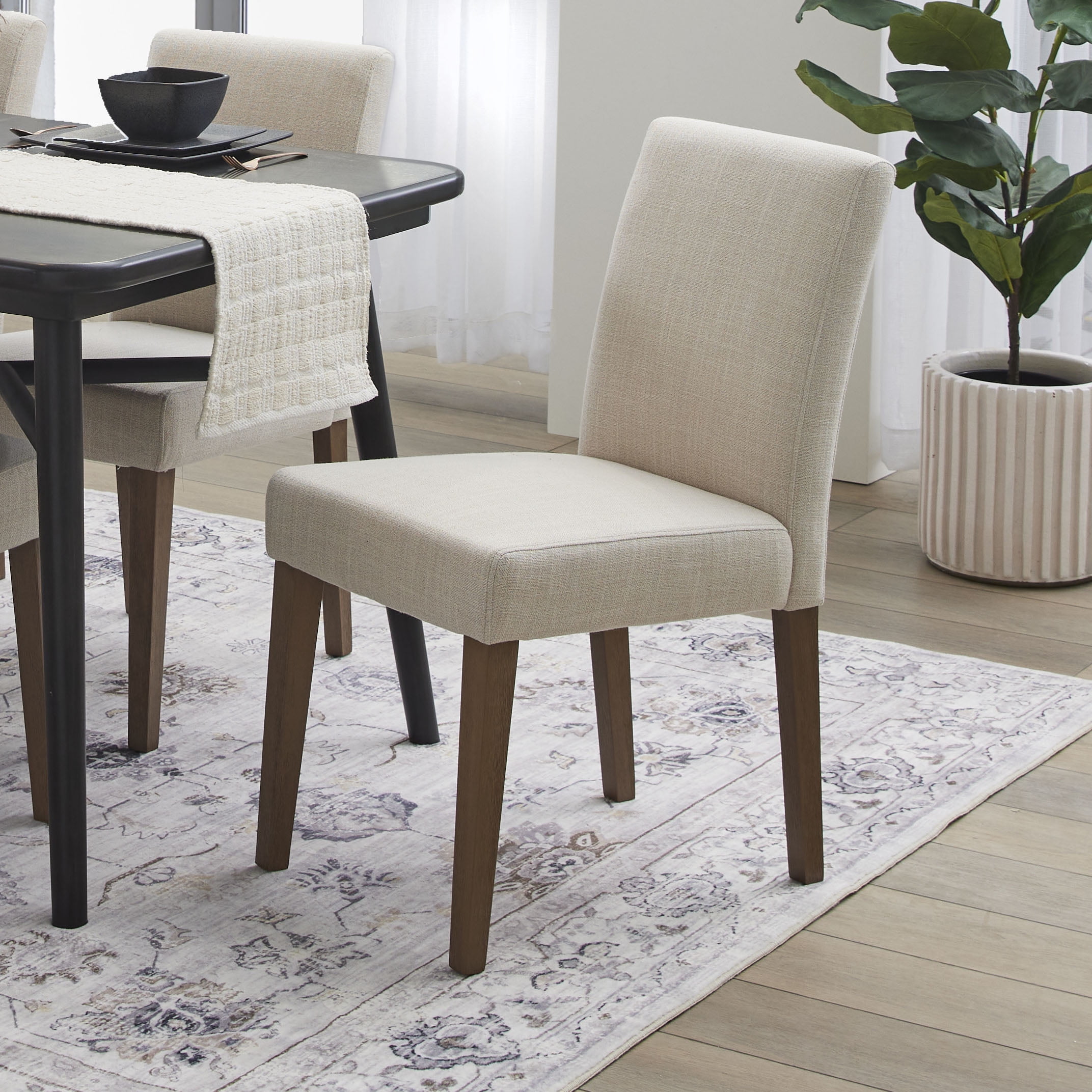 Better Homes & Gardens Canton Dining Chair, Tobacco Oak, 2 Pack ...