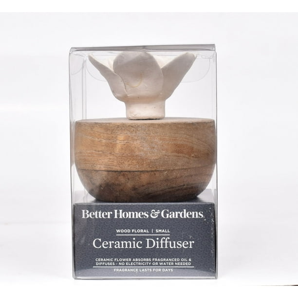 Better Homes & Gardens Ceramic Flower Diffuser Small - Walmart Business ...