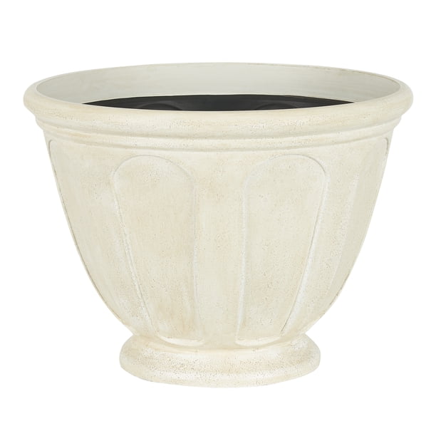 Better Homes & Gardens Chancelor Cream Planter, 20" - Walmart Business ...