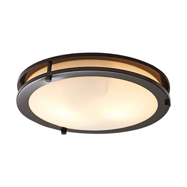 Better Homes & Gardens Classic 12" Bronze Flushmount Ceiling Light ...